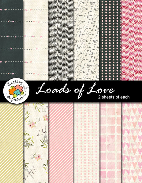 Loads of Love Paper Collection – Lasting Impressions for Paper