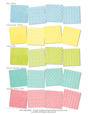 Paper Collections – Lasting Impressions for Paper