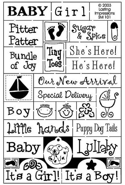 Solid Brass Embossing Templates & Papers – Lasting Impressions for Paper